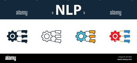 Nlp Icon Set Premium Symbol In Diferent Styles From Crm Icons Collection Creative Nlp Icon