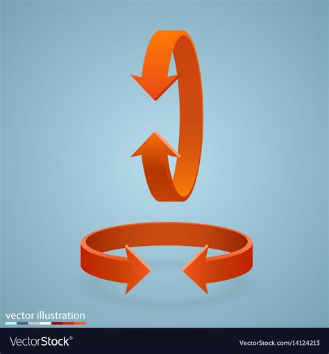 Rotating Arrows Vector Rotating Arrows Vector