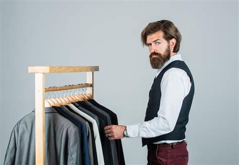 Premium Photo Man In Custom Tailored Suit Presenting Expensive