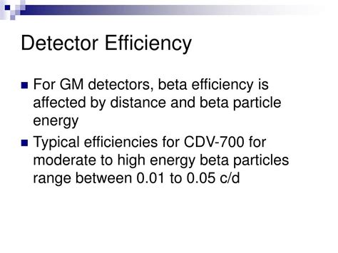 Ppt Laboratory Experiments In Radiation Detection And Measurement