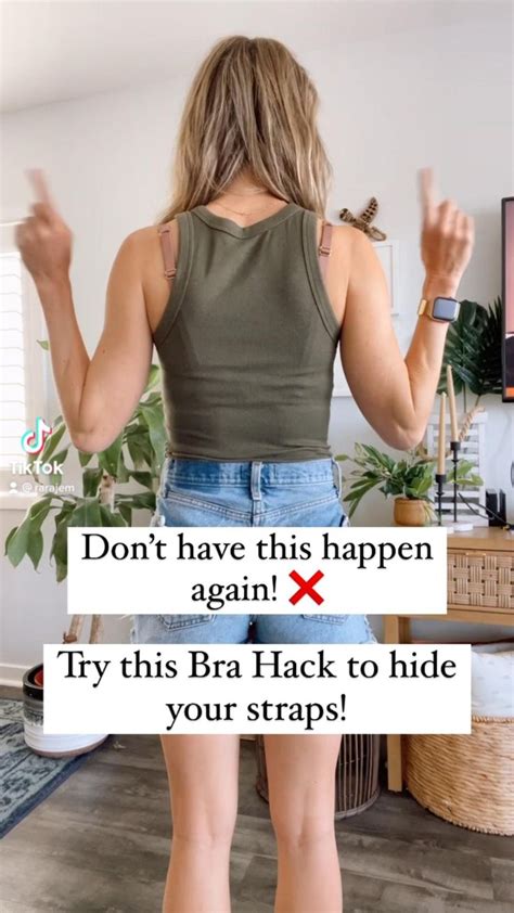 Hack To Hide Your Bra Straps Bra Hacks Fashion Hacks Clothes Diy