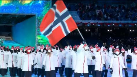Sbs 2022 베이징 동계올림픽 선수단 입장 ‘노르딕 스키의 발상지 노르웨이 입장 Sbs