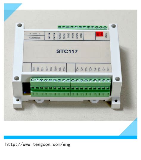 8 Channel Thermocouple Modbus Rtu Stc 117 Remote I O Module High Quality 8 Channel Thermocouple