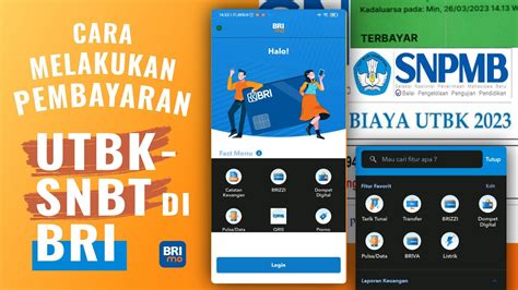 Cara Membayar Pendaftaran Utbk Snbt Di Aplikasi Brimo Bank Bri Tutorial