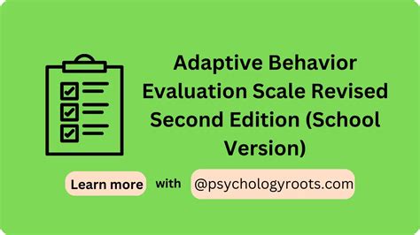 Adaptive Behavior Evaluation Scale Psychology Roots