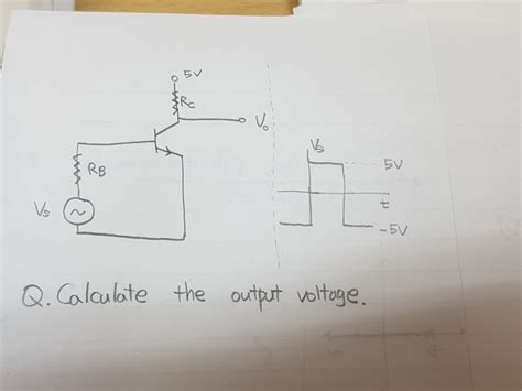 Solved This Is A Transistor Operating Switching Q Chegg Com