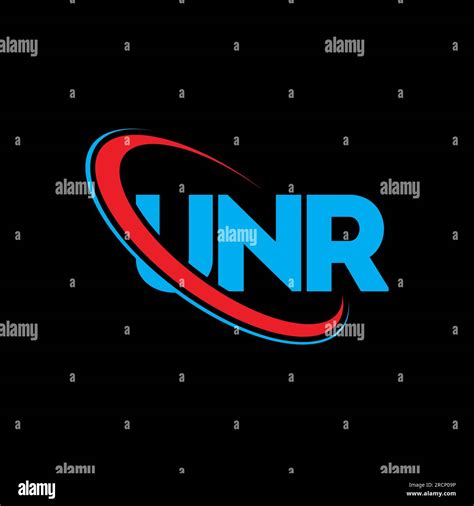 Unr Logo Unr Letter Unr Letter Logo Design Initials Unr Logo Linked