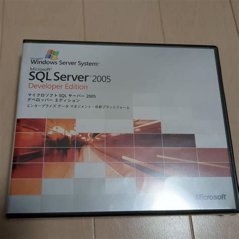【新品 未使用】マイクロソフト sqlserver 2005 developer edition メルカリ