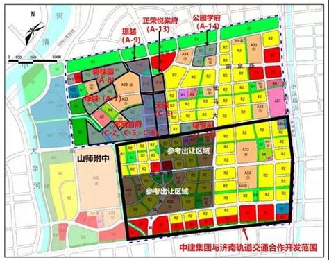 张马屯片区规划马片区规划图济南马屯小学搬新校大山谷图库