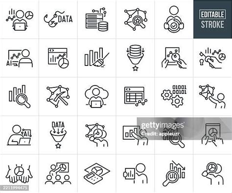 44 Data Analyst Icon High Res Illustrations Getty Images