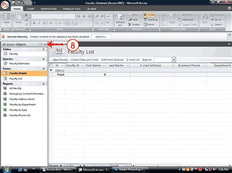 Lesson 1 Basic Microsoft Access 2007 Tutorial Introduction Ali Baba