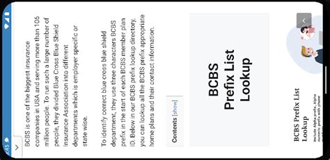 Bcbs Prefix List Lookup Latest Version For Android Download Apk