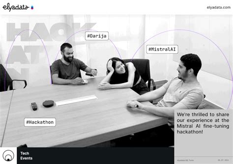 Elyadata On Linkedin Techevent Mistralai Hackathon Darija Nlp