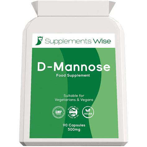 D Mannose Capsules 90 X 500mg Natural Uti Relief