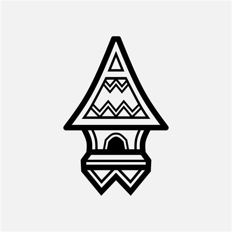 Rumah Adat Batak Vector Rumah Adat Batak Vector Tradi
