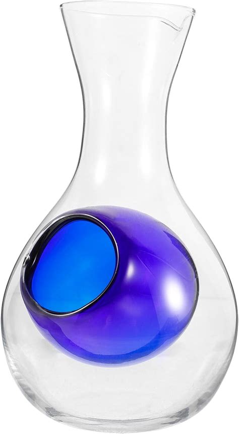Japanese Cold Sake Glass Decanter Bottle With Ice Pocket Whiskey Decanter Dispenser