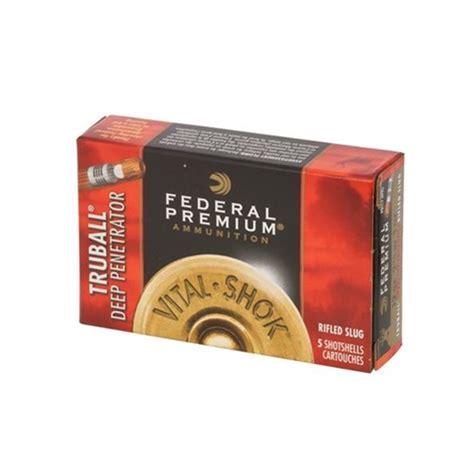 Federal Vital Shok Truball Deep Penetrator Rifled Slug 12 Ga