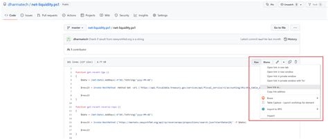 Github Dharmatech Net Liquidity Ps
