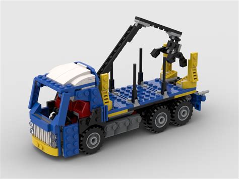 Lego Moc 31087x2 Log Transport Truck By Klintisztvud Rebrickable