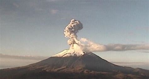 Popocatépetl Registra Cinco Explosiones En Las últimas 24 Horas