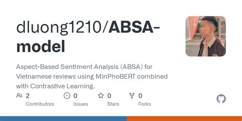 GitHub Dluong ABSA Model