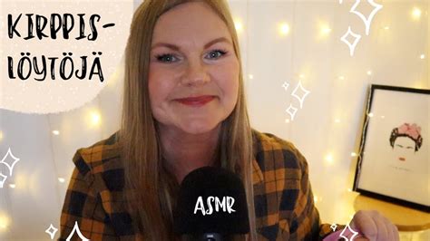 ASMR SUOMIKirppislöytöjen esittelyä ja rentouttavia ääniä YouTube