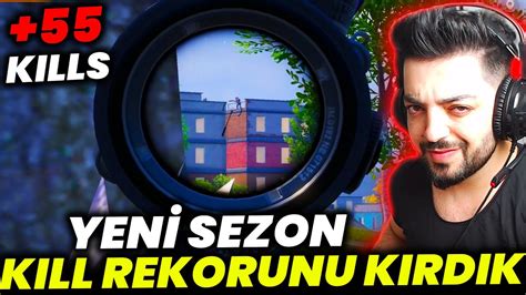 55 Kills Yenİ Sezon Kill Rekoru Pubg Mobile Youtube