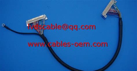 Professional Cable Assembly Manufacturer Custom Lvds Cable 60 Pin Xdp Connector