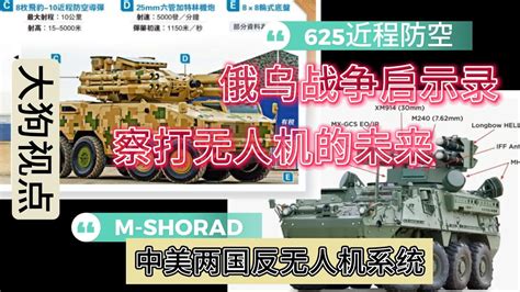 俄烏戰爭啟示錄，察打無人機的未來，中美兩國的陸軍反無人機系統介紹 Youtube