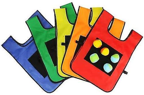 Throwing Game Throwing Ball Velcro Vest Set Blue Fruugo Uk