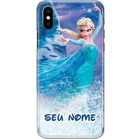 Capa Silicone NetCase Chapada Nome Coleção Disney Elsa Street Case