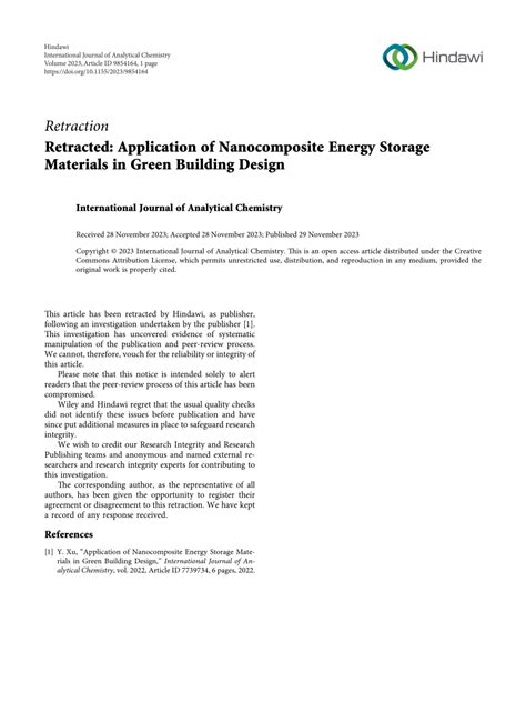 PDF Retracted Application Of Nanocomposite Energy Storage Materials