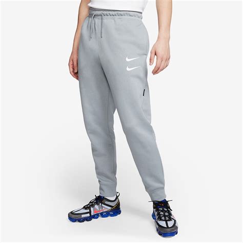 Nike Sportswear Swoosh Pant Particle Greywhite Mens Clothing Pro