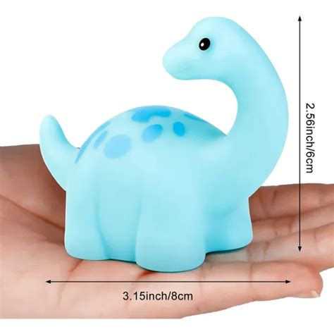 Dropship 6 Pcspack Dinosaur Bath Toys Light Upfloating Bath Toys Set