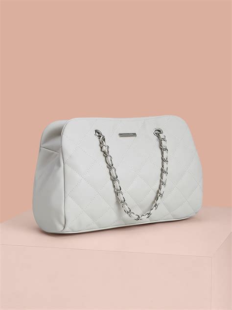 Buy Forever Glam By Pantaloons Textured Structured Handheld Bag With