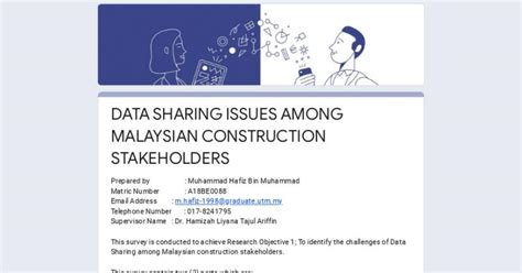 hafiz muhammad on linkedin data sharing issues among malaysian construction stakeholders
