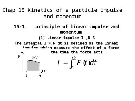 Ppt Chap 15 Kinetics Of A Particle Impulse And Momentum 15 1