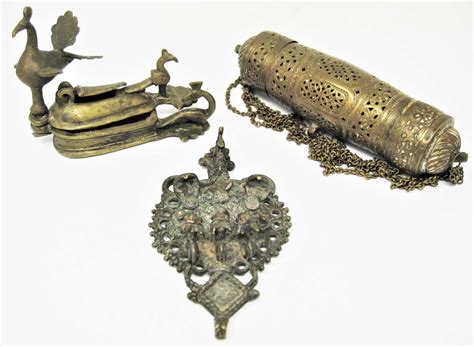 Lot 172 Three Brass Objects