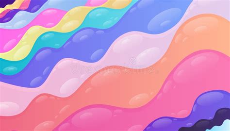Vector Colorful Liquid Fluid Abstract Gradient Background Design Stock Illustration
