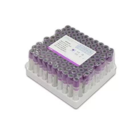 TUBO DE RECOLECCIÓN de sangre al vacío tubos de vidrio EDTA K para laboratorio hospital EUR