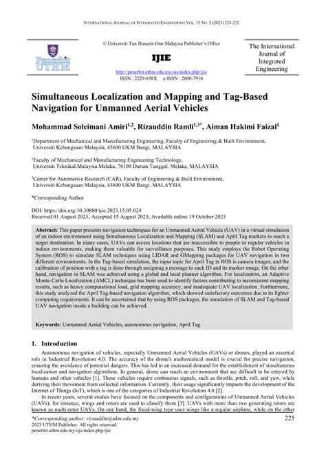 pdf simultaneous localization and mapping and tag based navigation