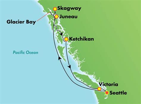 7 Day Awe Of Alaska Inside Passage And Glacier Bay From Seattle