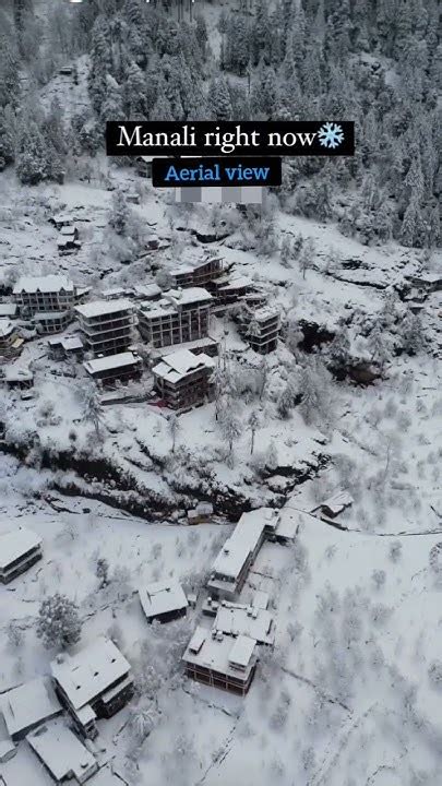 Beautiful Aerial View Of Manali Drone View Of Manali Youtube