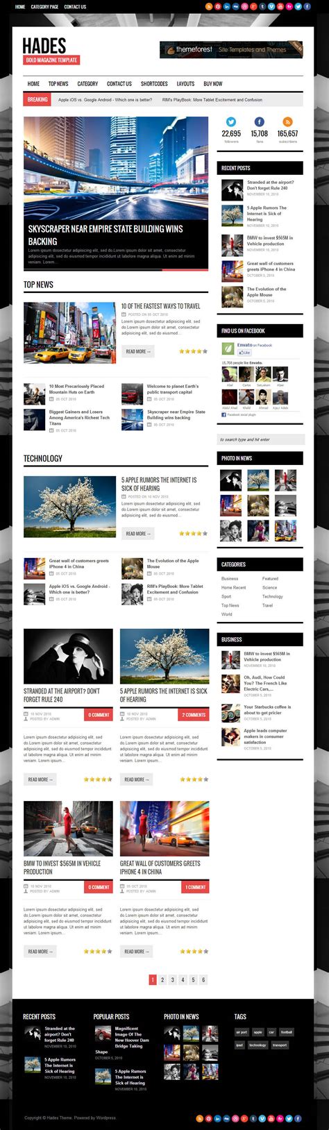 Top Premium Responsive WordPress Themes Graphic Design Junction
