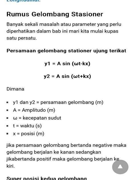 Gelombang Stasioner Pengertian Macam Rumus Soal Pdf