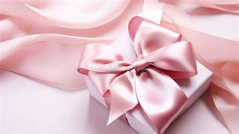 Satin Pink Bow Stock Illustration Illustration Of Dainty 321285027