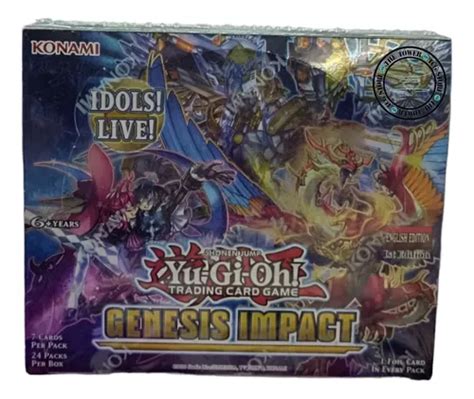 Yu Gi Oh Génesis Impact Booster Box Envío Gratis