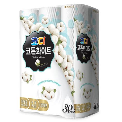 코디 코튼화이트 천연펄프 3겹 화장지 30 M 30개입 1개 14900원 생활용품 초특가 생활용품베스트 쿠팡로켓