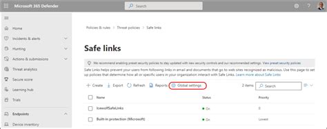 Safe Links Block List Have Been Moved To Tenant Allow Block List TABL