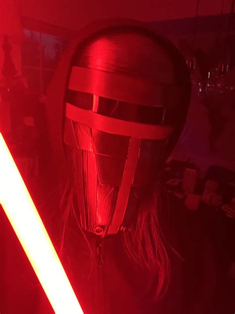 Darth Revan Mask Came Today Rstarwarscosplay